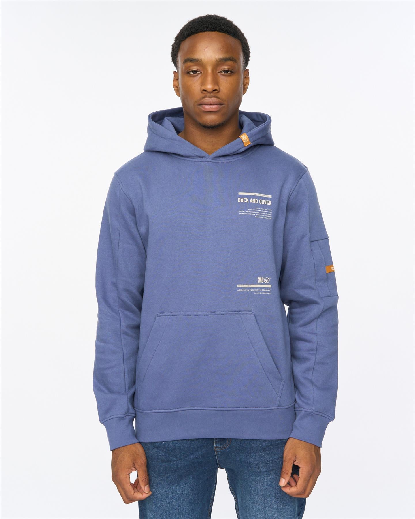 Mens Ambridge Hoodie Denim Blue · Brand Corner