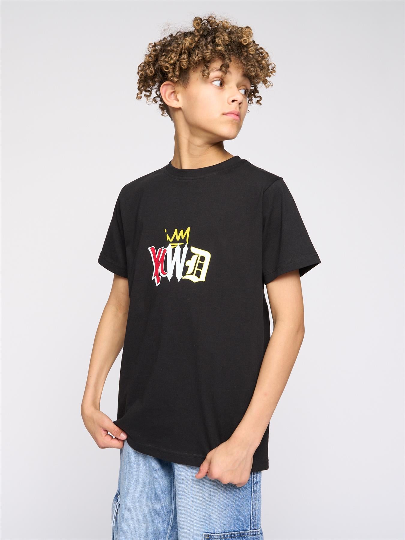 Kids Boys Ransom T-Shirt Black · Brand Corner