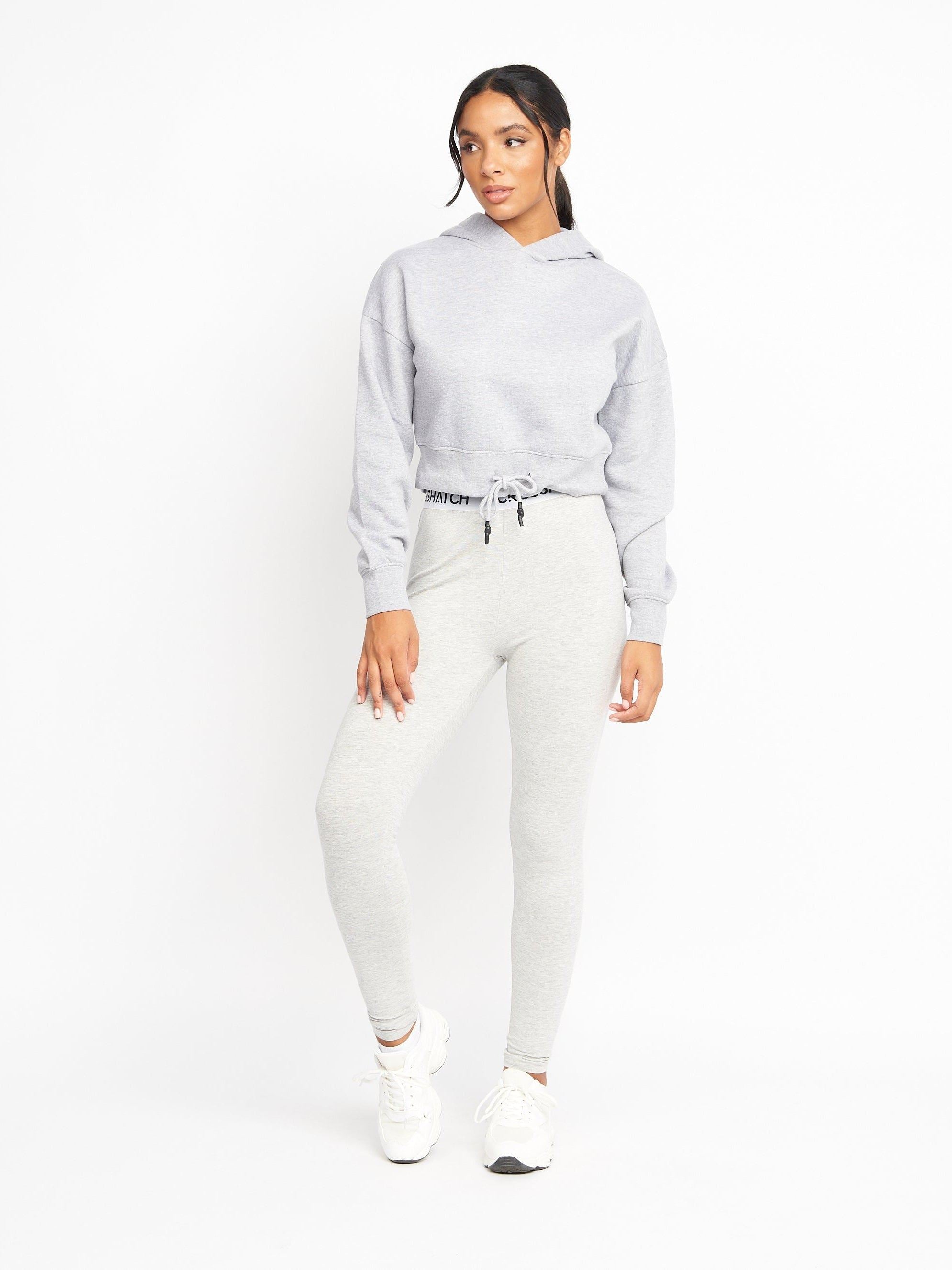 Womens Jacklight Hoodie Light Grey Marl · Brand Corner