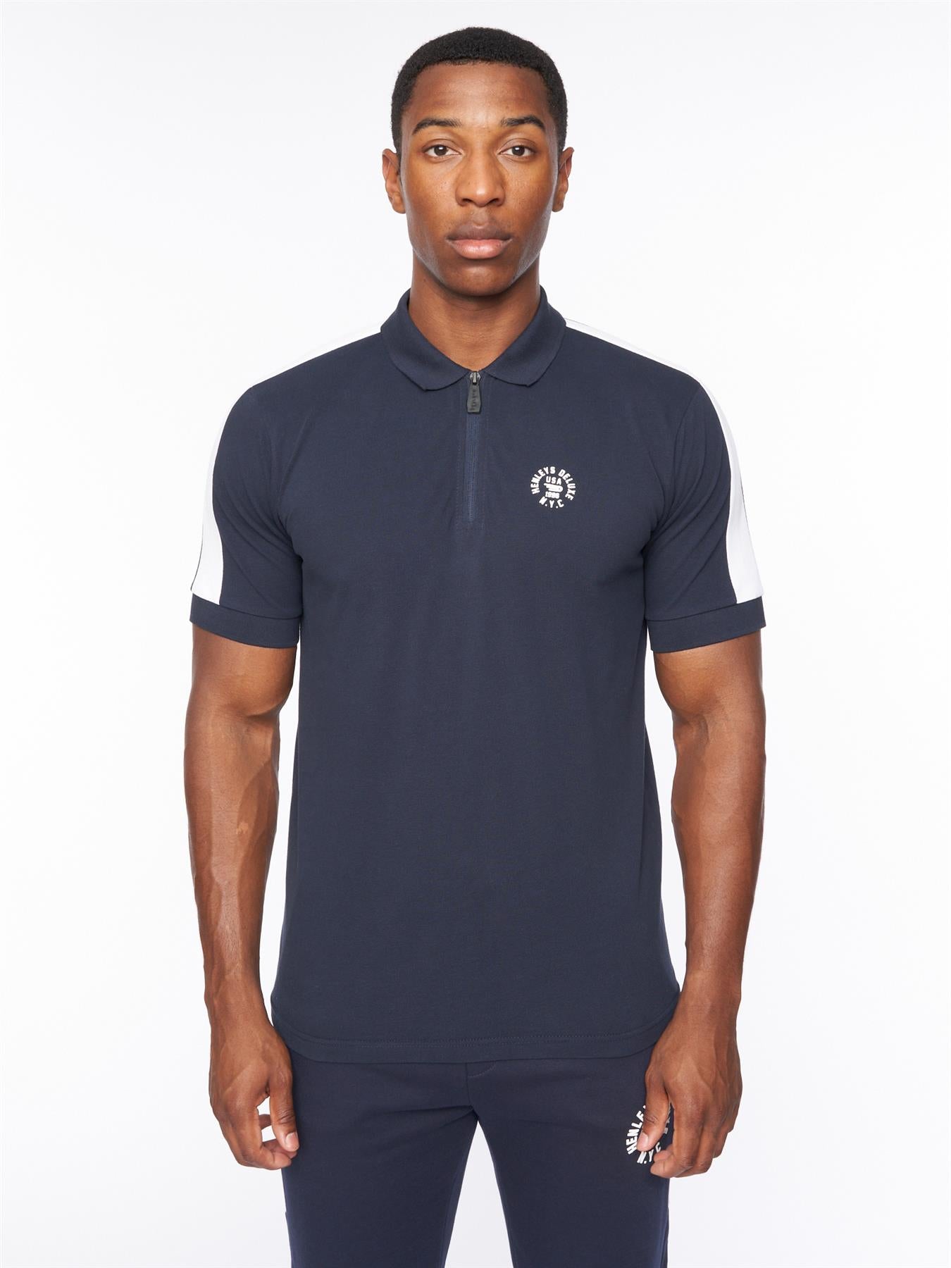 Mens Calyer Polo Navy · Brand Corner