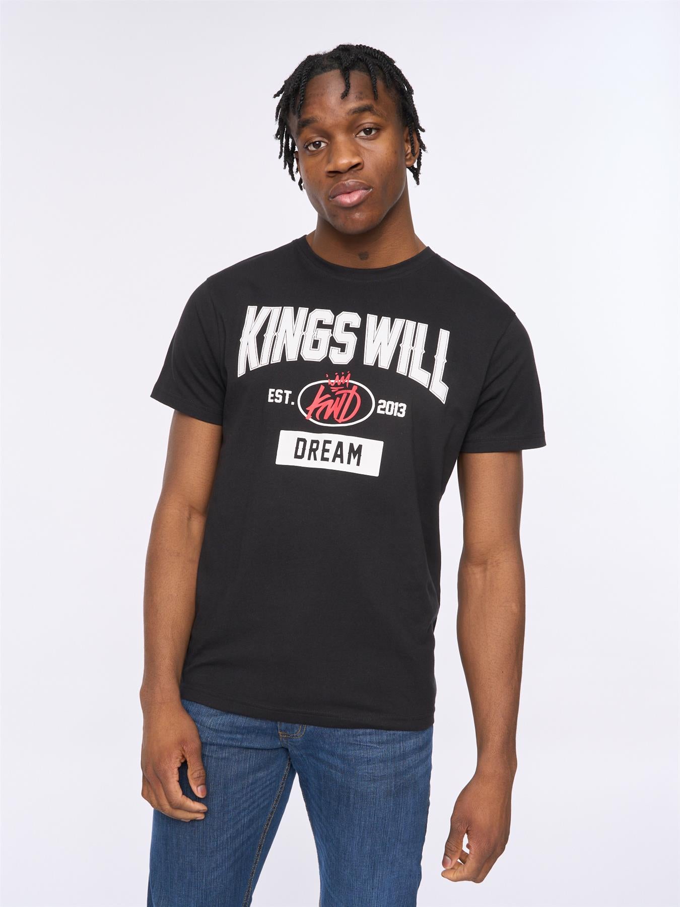 Mens Knockout T-Shirt Black · Brand Corner