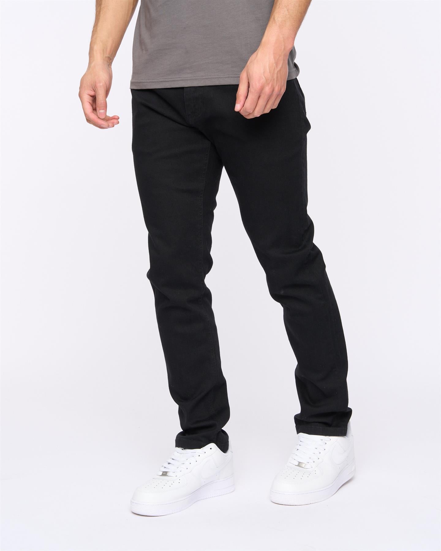 Henleys Mens Craze Comfort Fit Jeans Black · Brand Corner