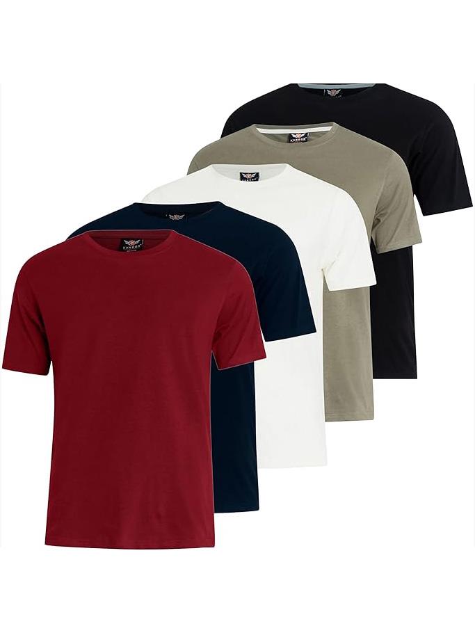 Men's Dovar T-Shirt 5pk Assorted · Brand Corner