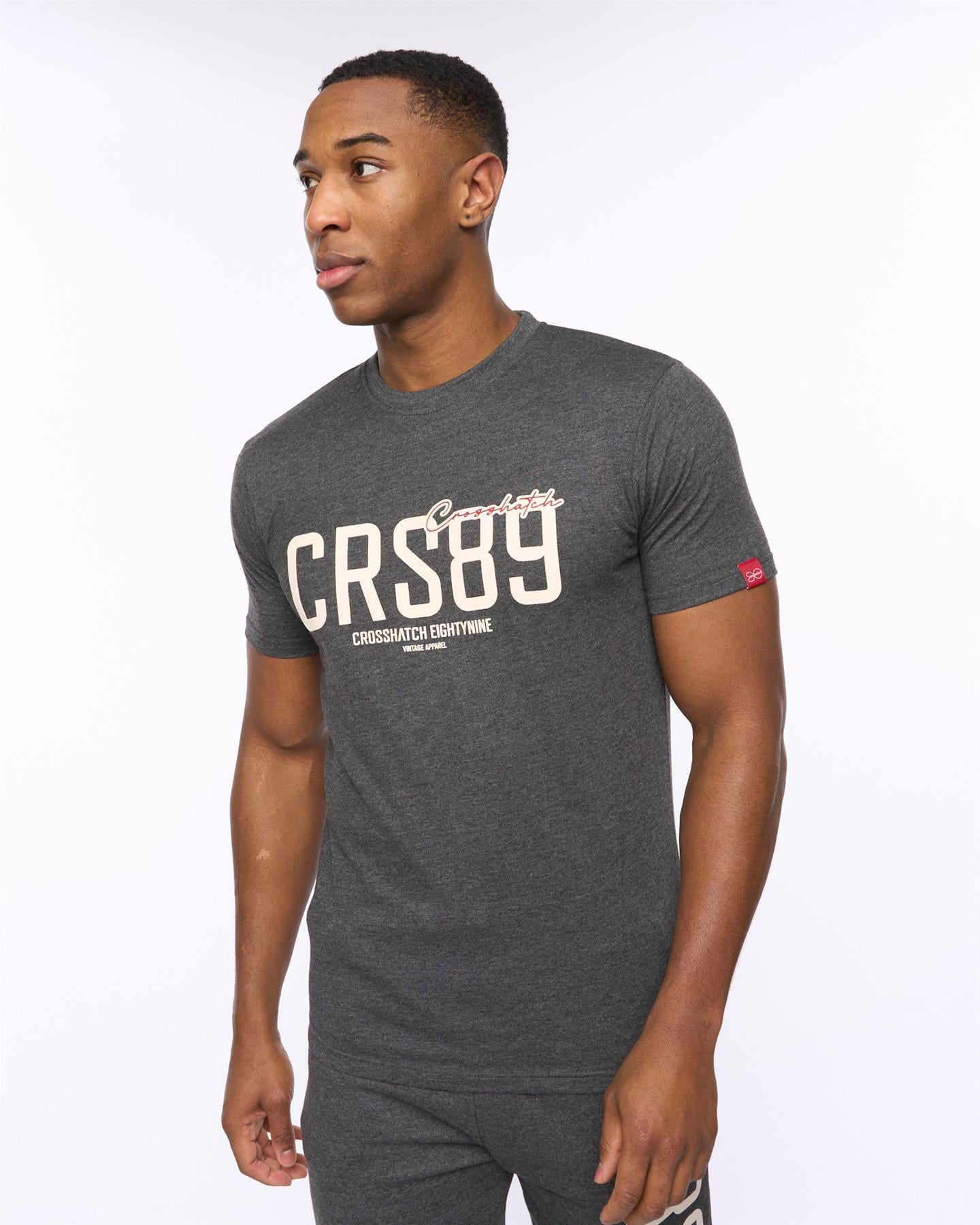 Mens Ellsworth T-Shirt Charcoal Marl · Brand Corner