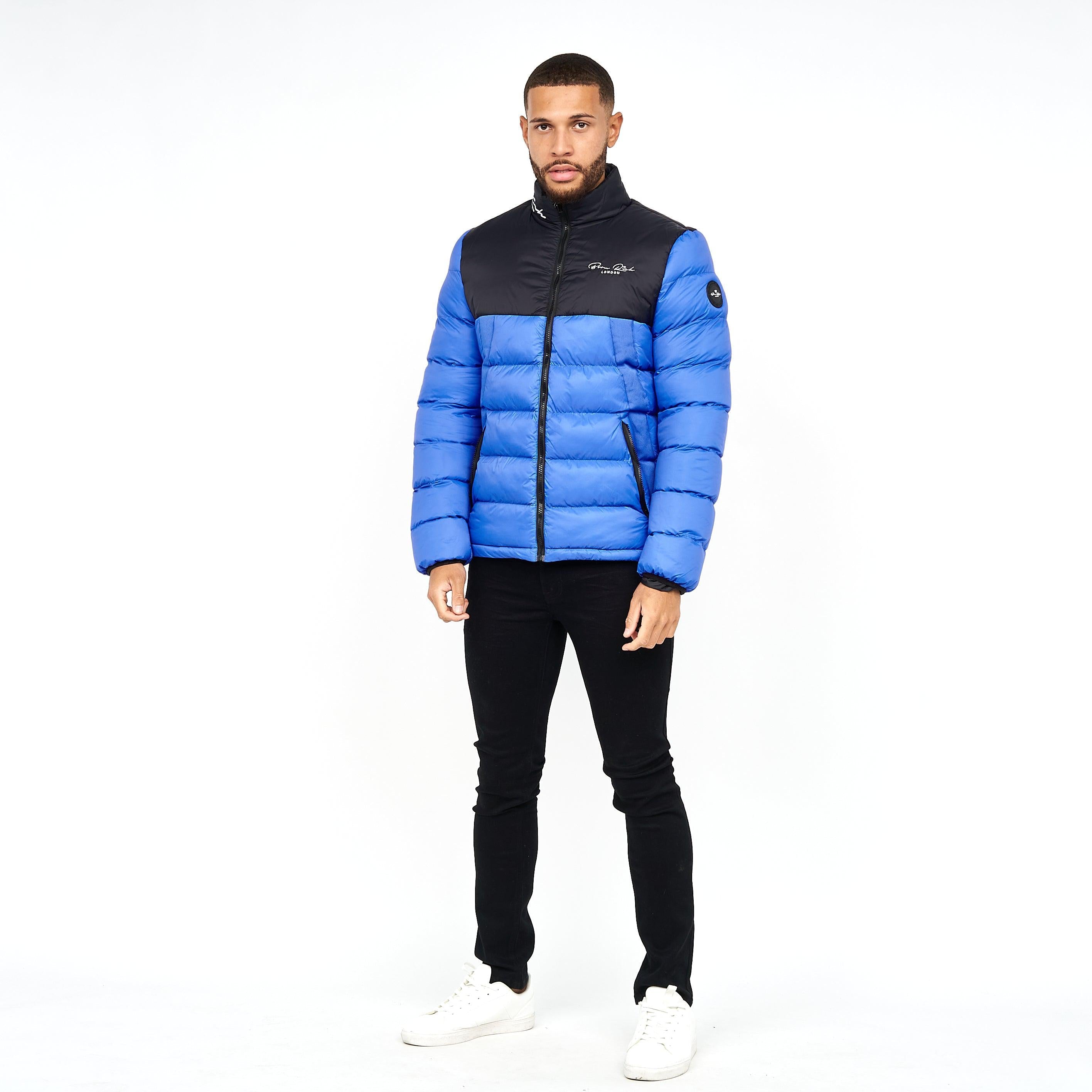 Born Rich Mens Lyden Puffa Jacket Azure · Brand Corner