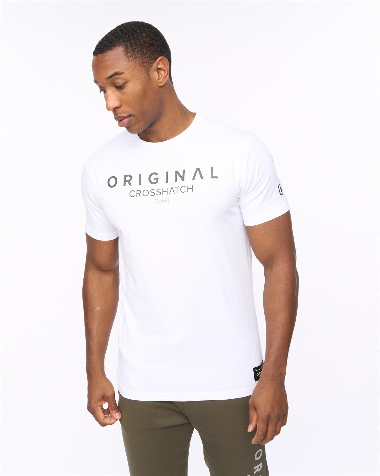 Mens Jamals T-Shirt White · Brand Corner