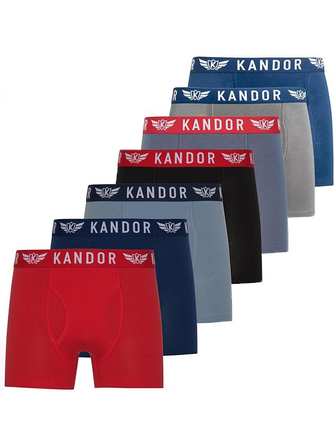 Men's Bambers Boxers 7pk Blue/Red · Brand Corner
