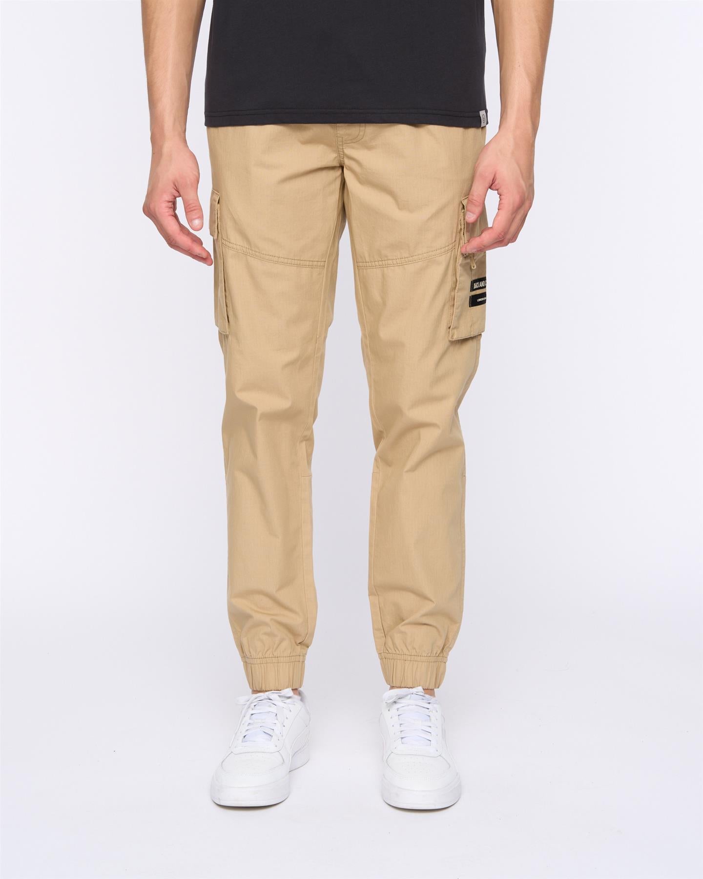 Mens Chesser Jog Pants Stone · Brand Corner