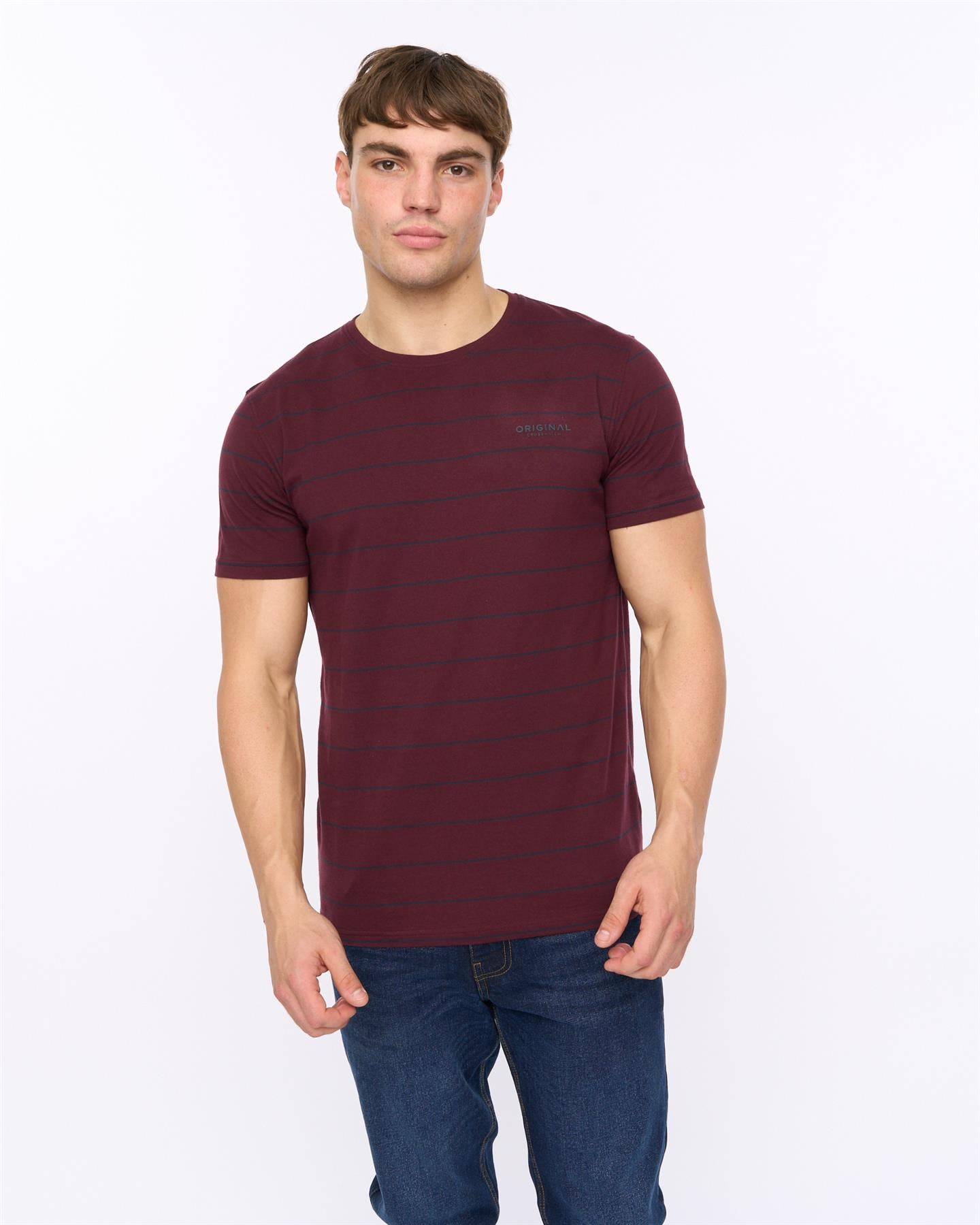 Mens Hemtowns T-Shirt Raisin · Brand Corner